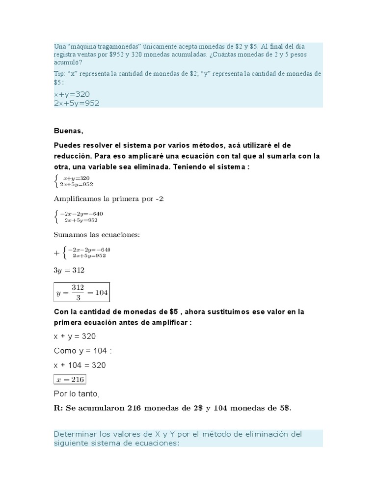 Algebra Semana5 | PDF | Ecuaciones | Análisis matemático