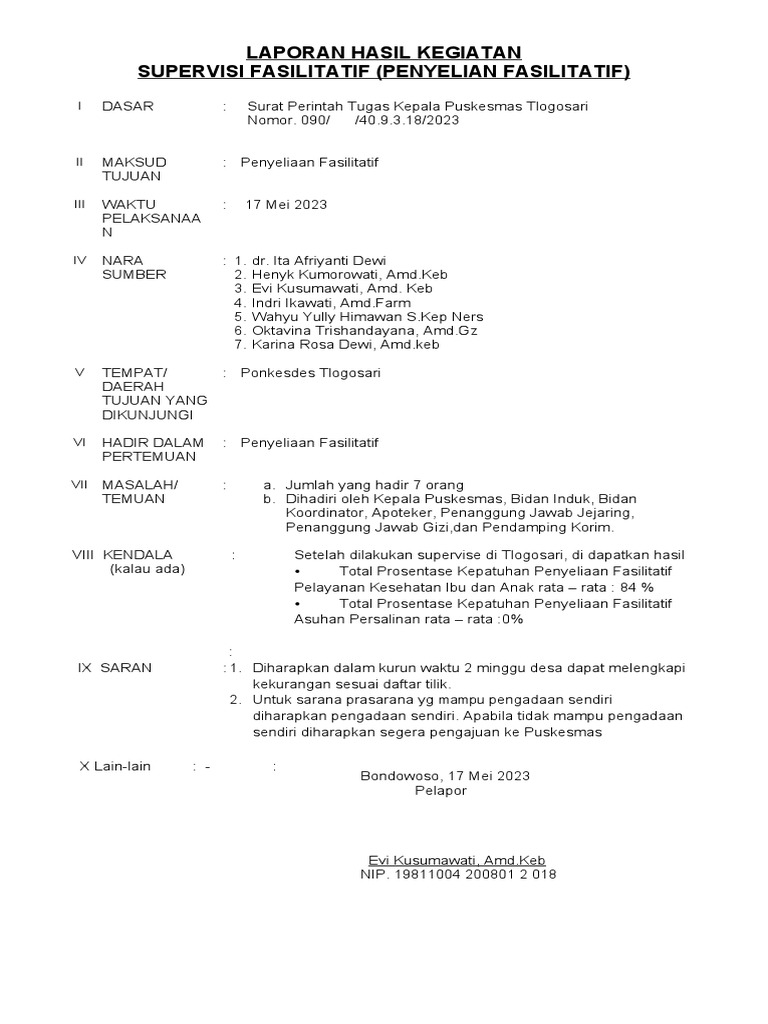 LHP Tlogosari V | PDF