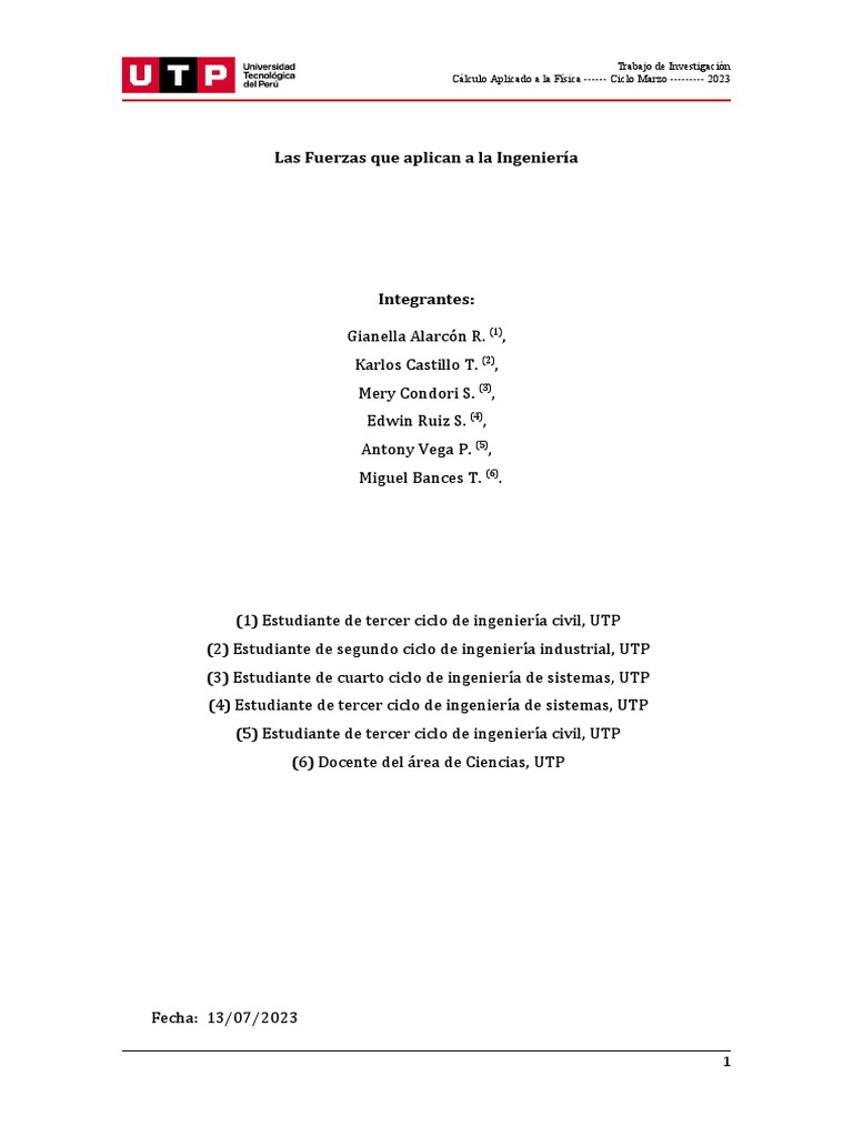 Fuerzas en La Ingenieria | PDF | Fuerza | Gravedad