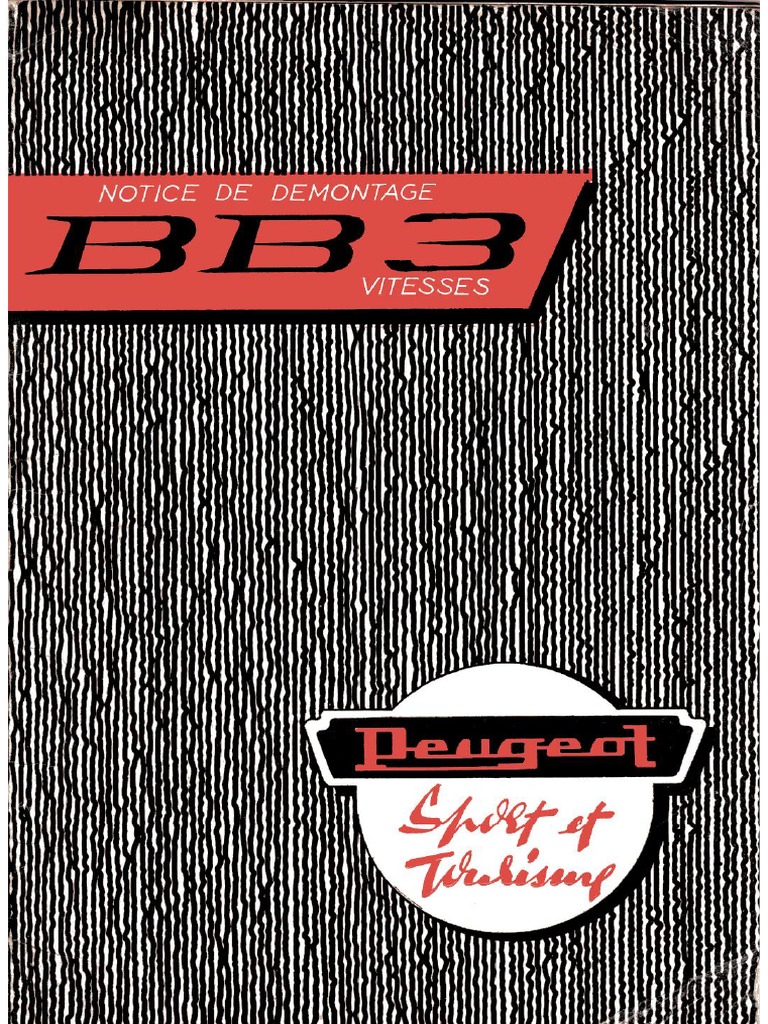 Demontage BB3 1961 | PDF
