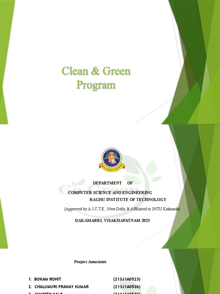 Clean - & - Green - Over (1) - Read-Only | PDF | Recycling | Reuse
