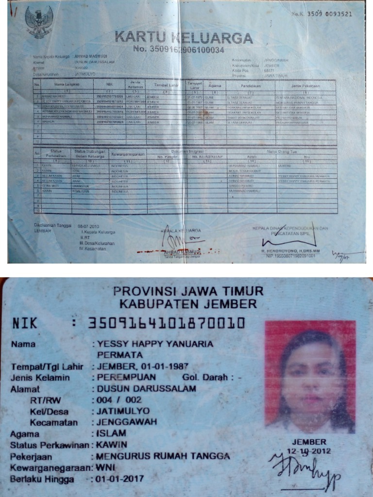 Siup + TDP + KK + NPWP + KTP | PDF