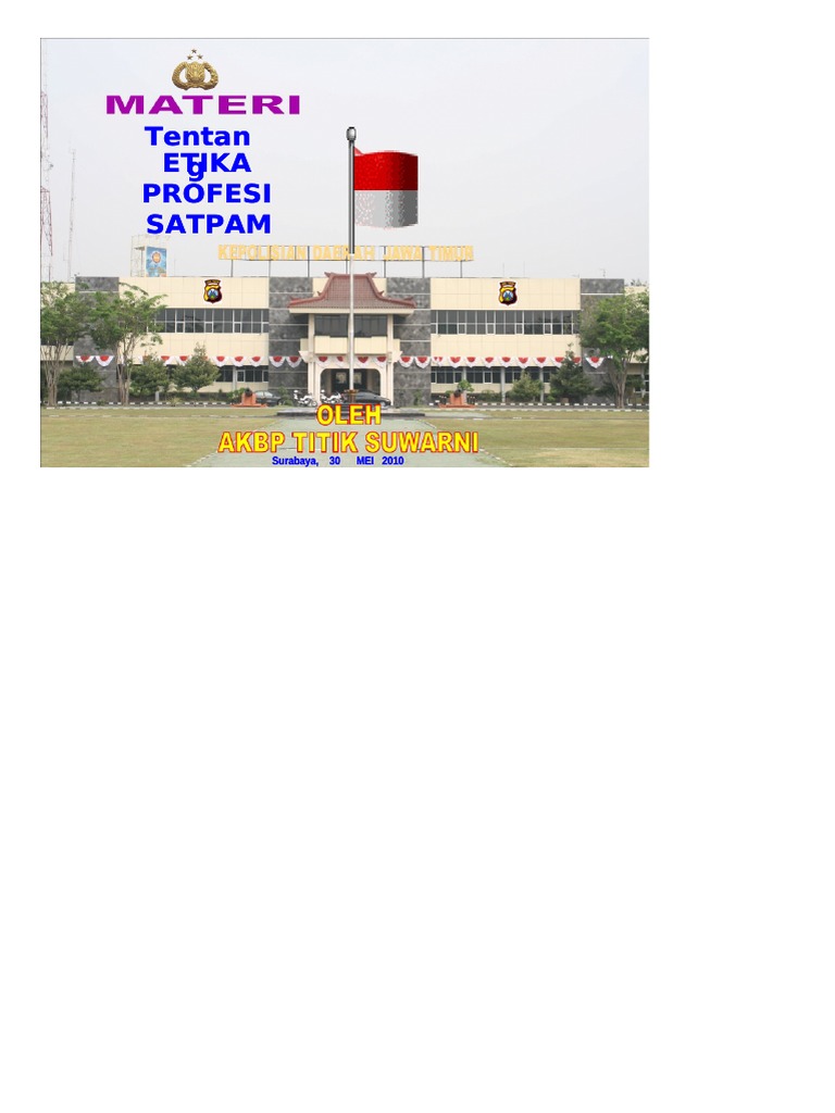 PDF Etika Satpam Compress | PDF