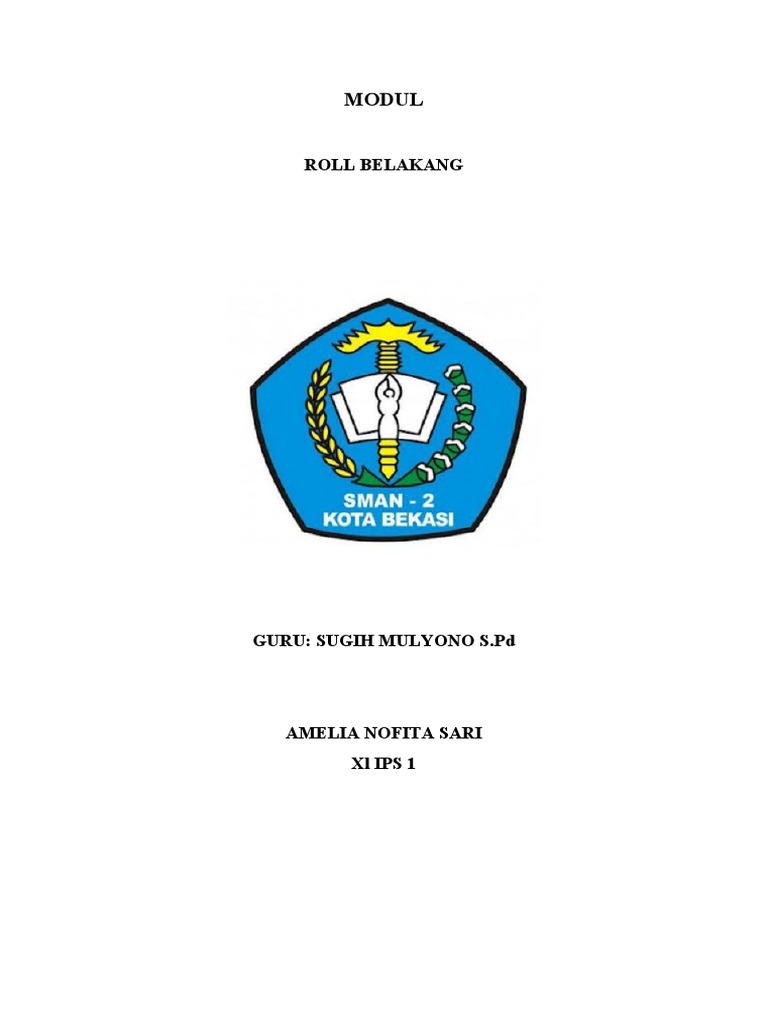 Modul Pjok Roll Belakang | PDF | Pengembangan Diri | Kesehatan Holistik