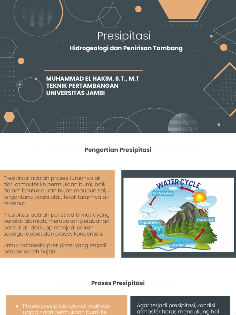 Proses dan Jenis Presipitasi Hujan | PDF