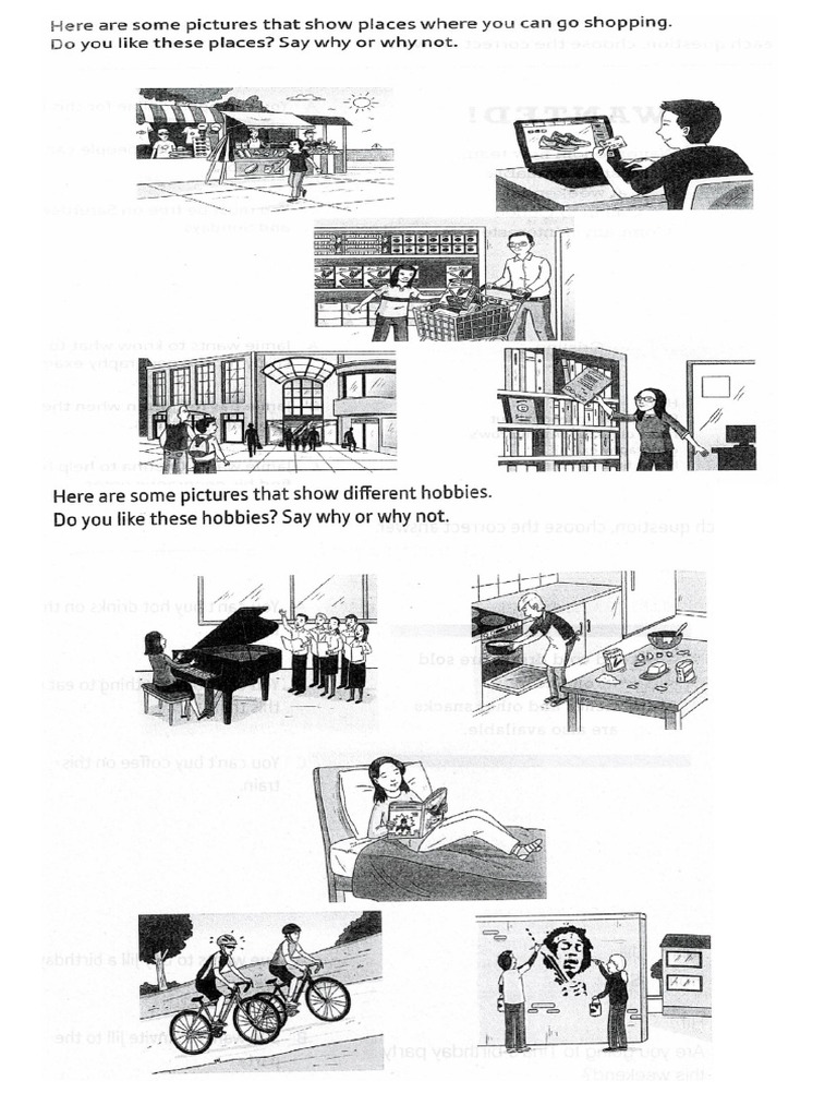 Picture Speaking Ket | PDF