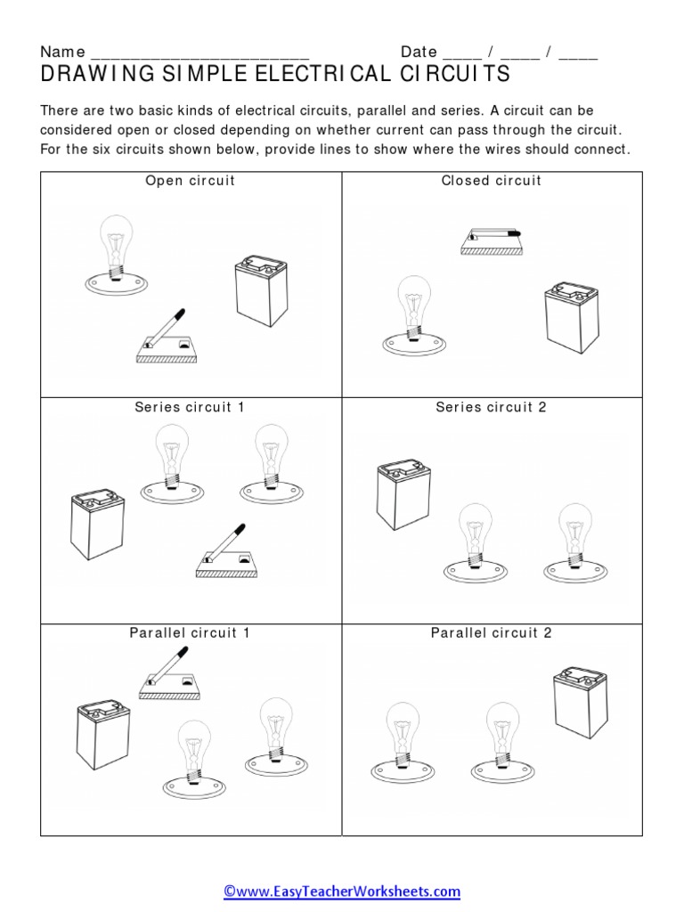 Drawing Simple Electrical Circuit | PDF