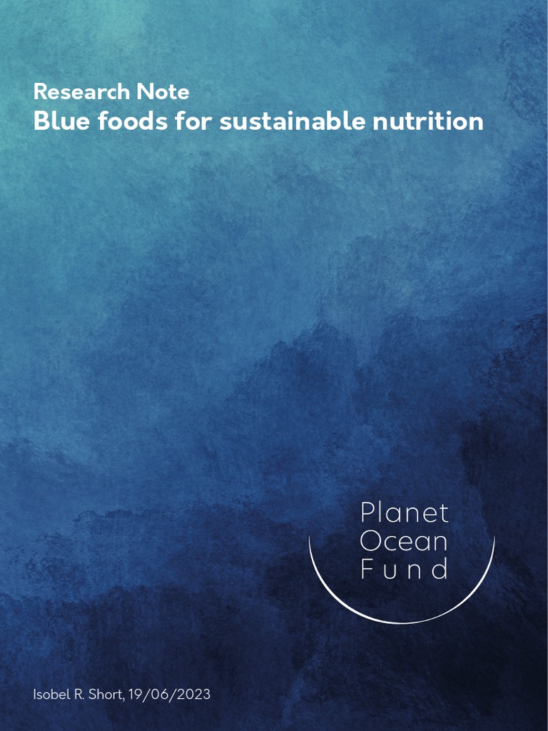 Blue Foods Report | PDF | Aquaculture | Algae