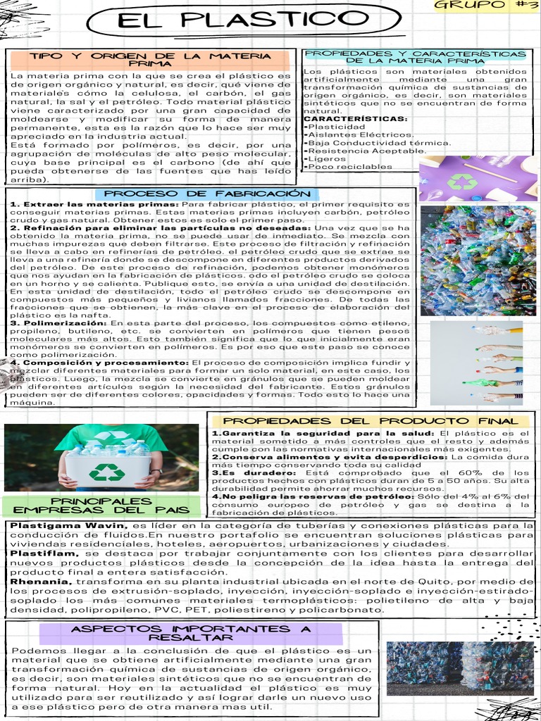 Grupo #3 El Plastico | PDF | El plastico | Petróleo