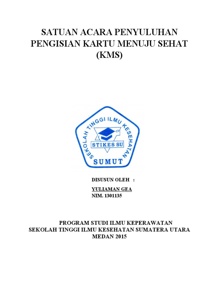 Panduan Pengisian KMS Balita | PDF