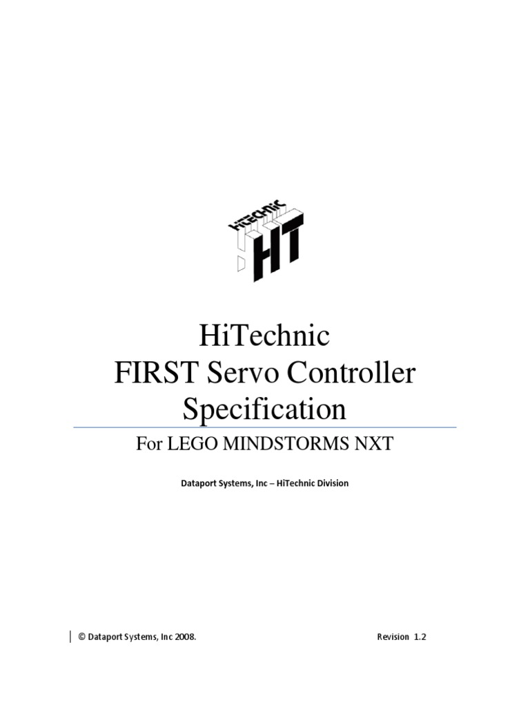 HiTechnic Servo Controller Specification | PDF | Servomechanism | Computer Engineering