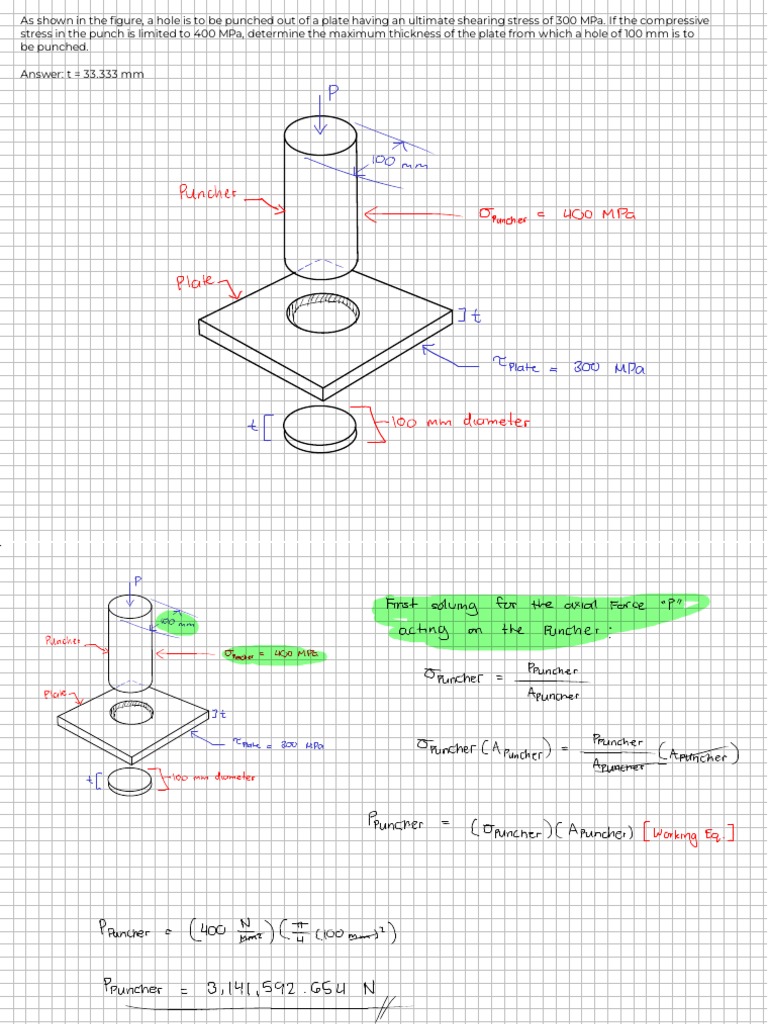 Illustrative Problem 3 Shear Stress | PDF