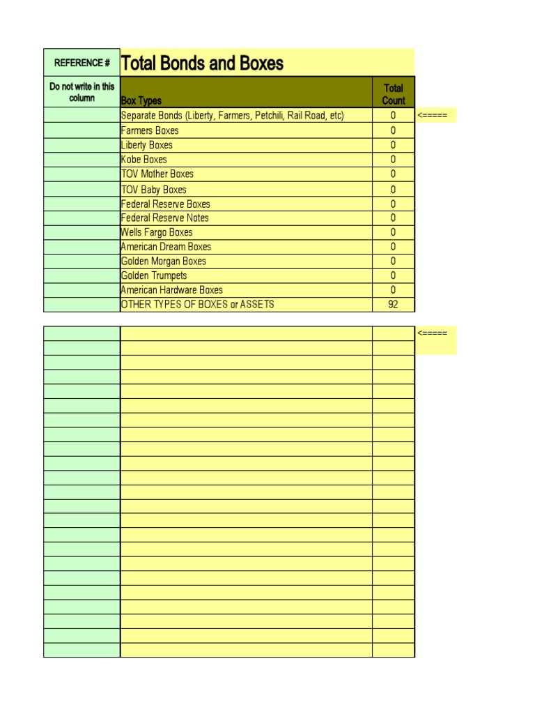 DRAFT Listing Excel BONDS-BOXES 21.07.2020 | PDF