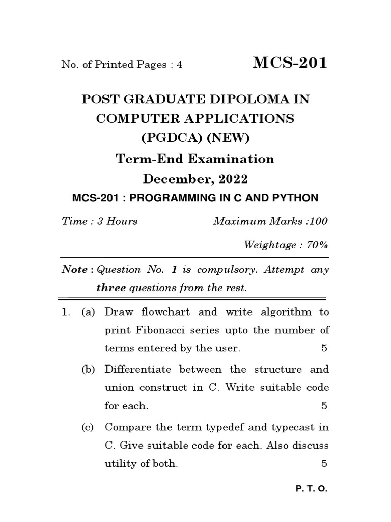 MCS 201 | PDF | Software | Computing