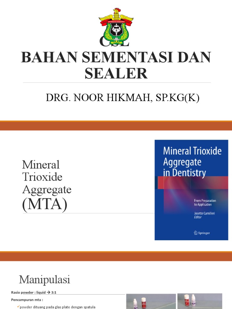 CSL Bahan Sementasi Dan Sealer | PDF