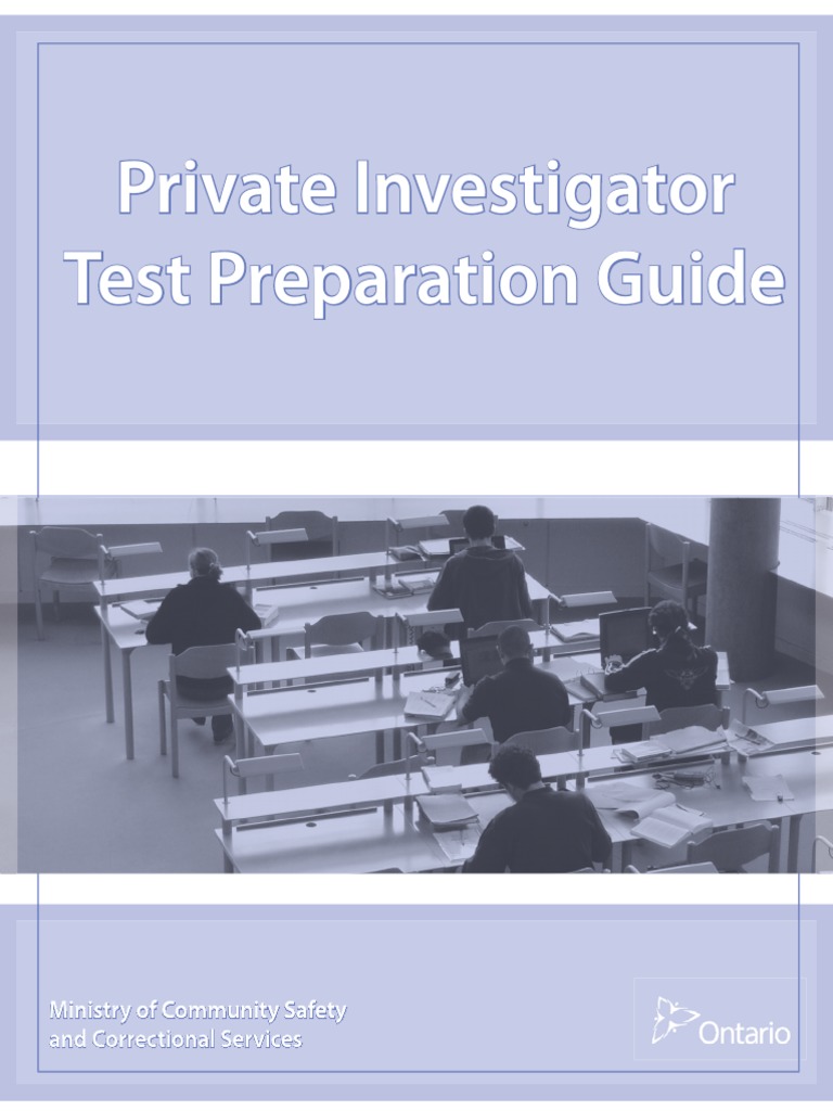 Private Investigator Private Investigator Test Preparation Guide ...
