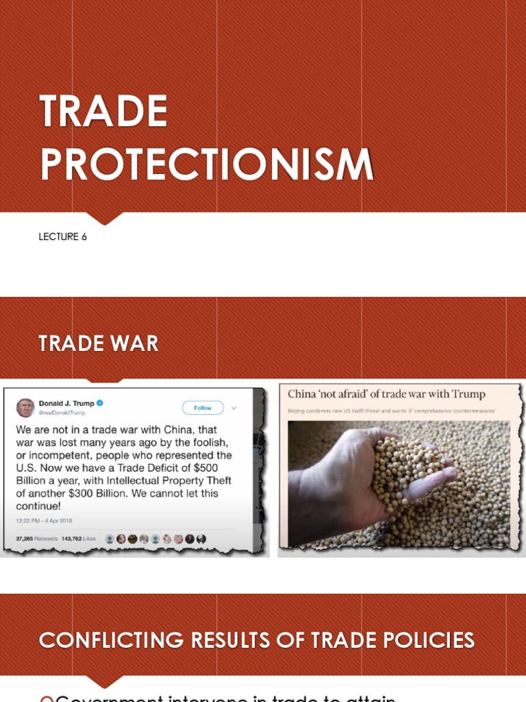 Lecture 6 Trade Protectionism Download Free Pdf Non Tariff Barriers