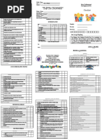 ECCD Checklist KINDERGARTEN | PDF