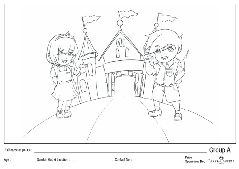 Faber Castell Colouring Contest 2022 Group A | PDF