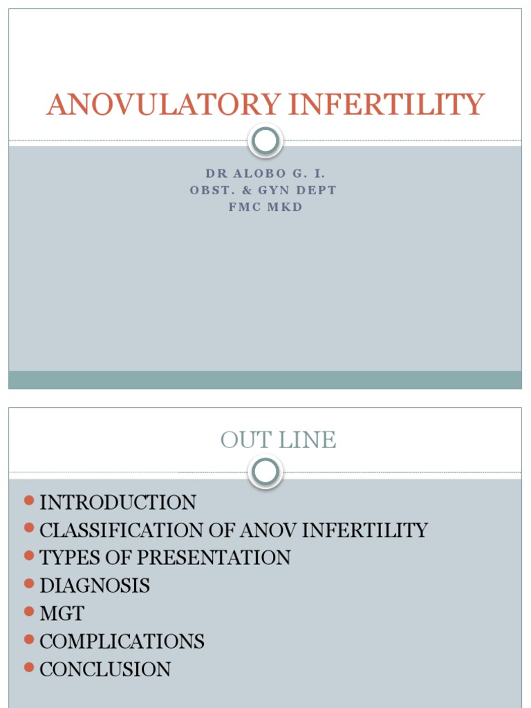 Anovulatory Infertility | PDF | Polycystic Ovary Syndrome ...