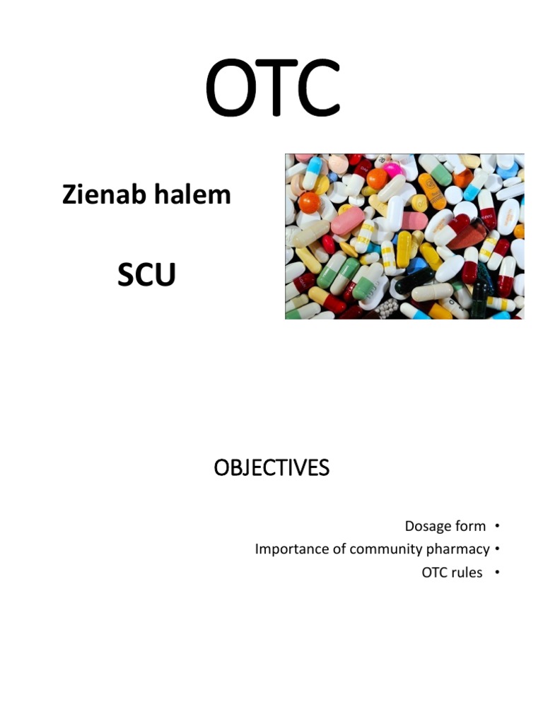 Otc 1 | PDF | Topical Medication | Pharmacy