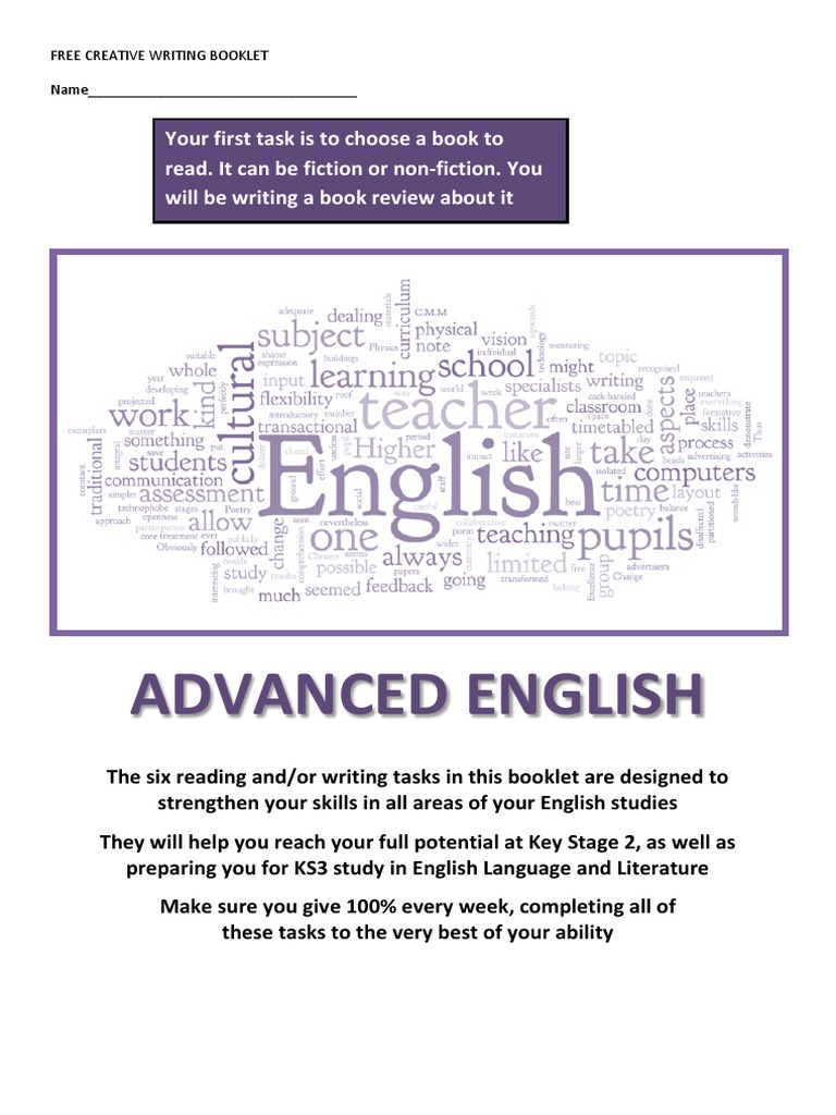 Advanced English Writing Tasks Guide | PDF | English Language