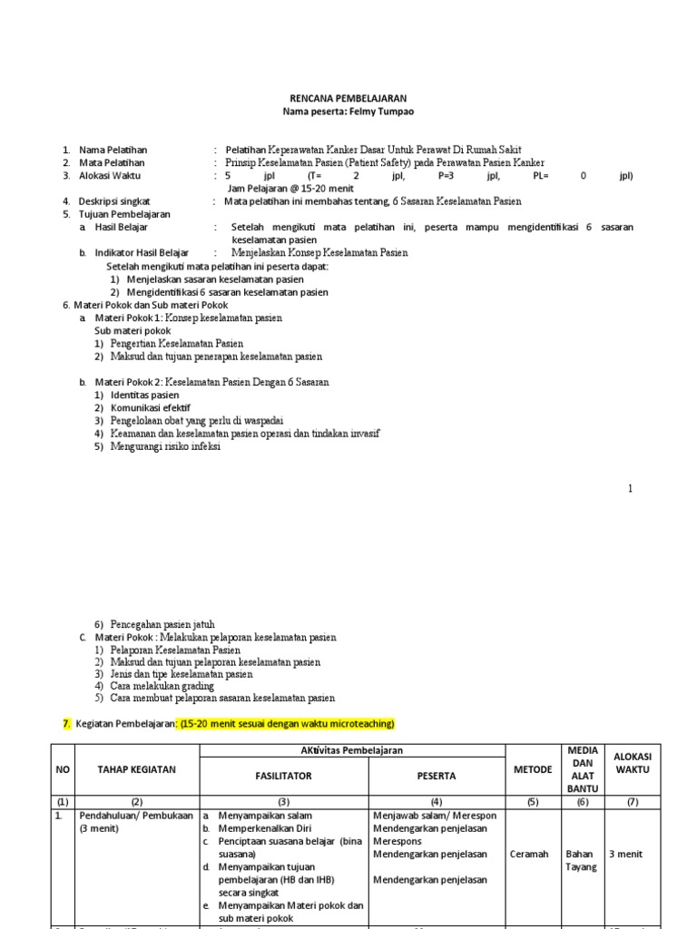 RANCANG BANGUN PEMBELAJARAN MATA DIKLAT Emy | PDF