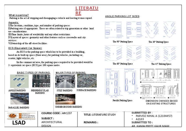 Literature Study | PDF | Parking | Space