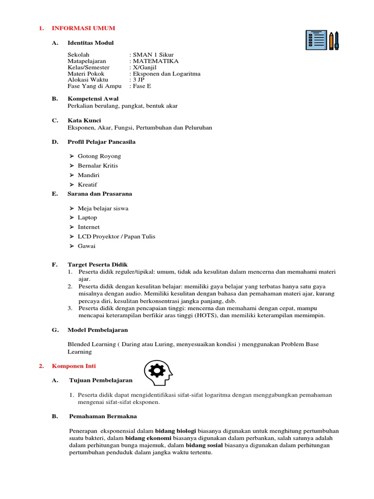 CP Atp MTK | PDF | Karier & Perkembangan