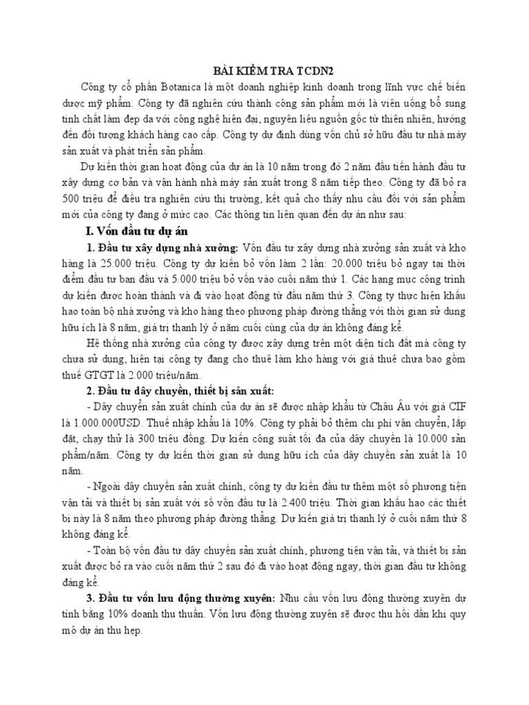 1.BÀI KIỂM TRA TCDN2 | PDF