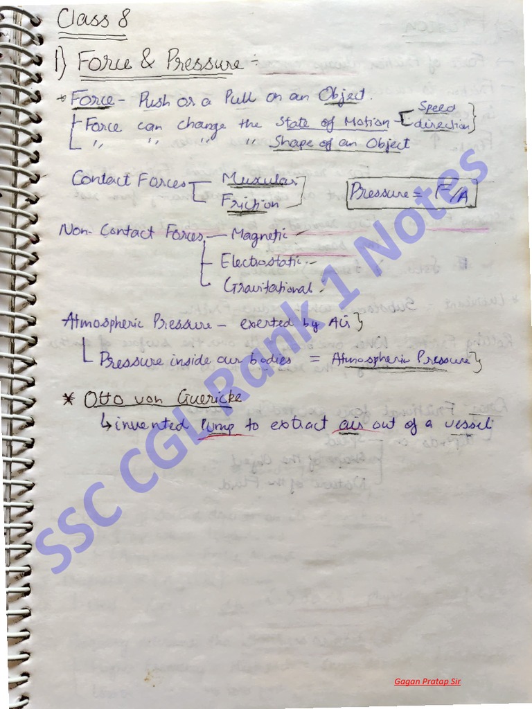 Complete Science SSC CGL Rank1 Notes | PDF