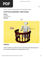 Conducting Effective Examination in Chief | PDF | Question | Witness