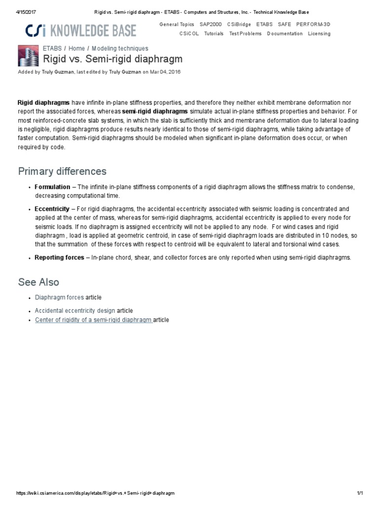 Rigid Vs Semi-Rigid | PDF