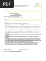 VETASSESS Skills Assessment Checklist | PDF