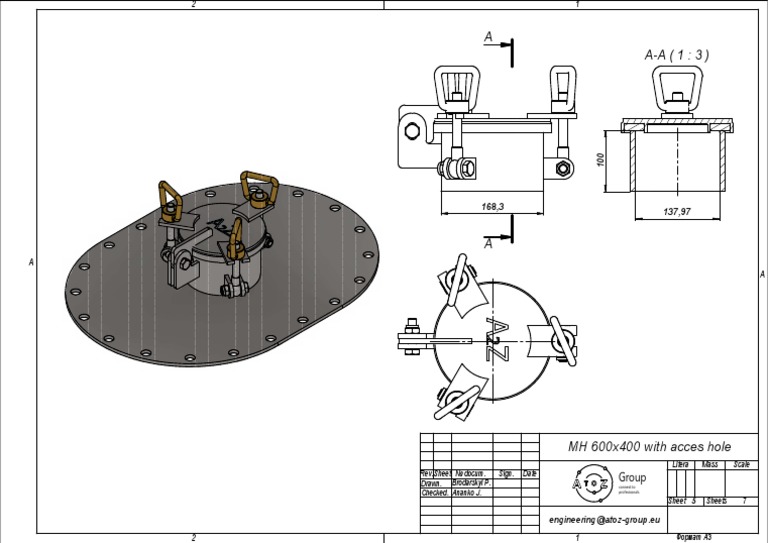 MH 600x400 Access Hole Design | PDF