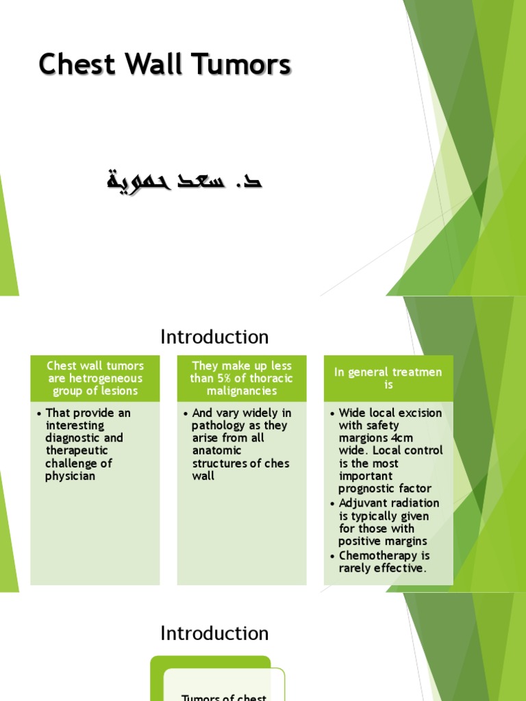 Chest Wall Tumors: Diagnosis & Treatment | PDF | Sarcoma | Cancer