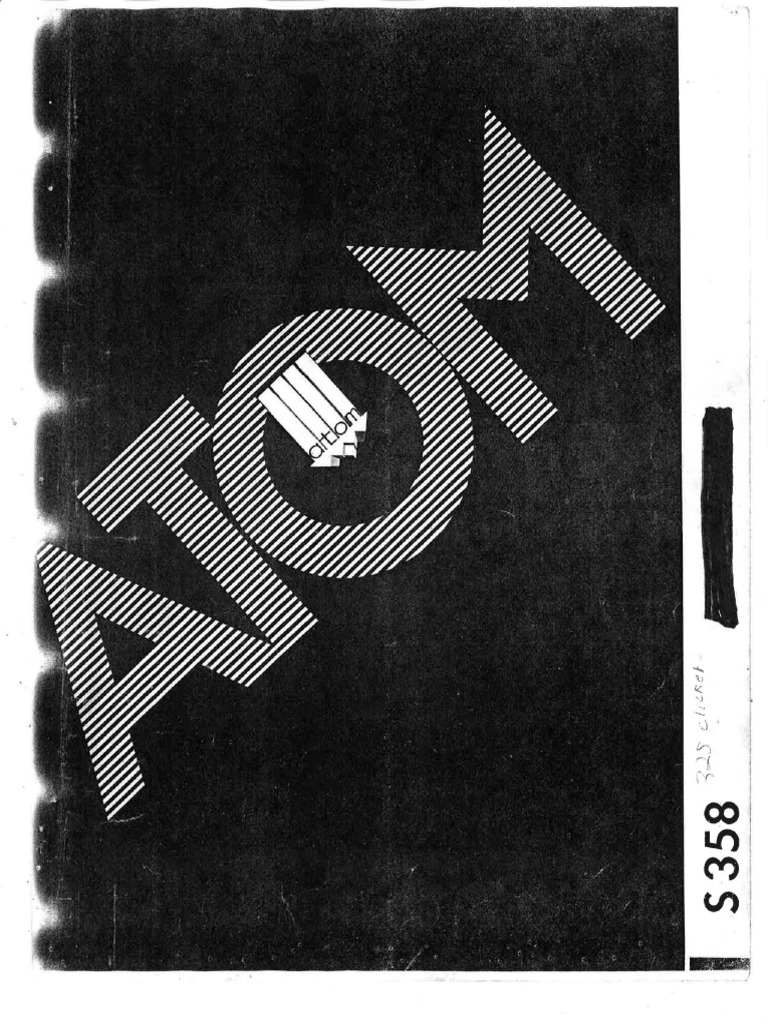 Atom Model S358 Die Cutting Press Manual - 0 | PDF
