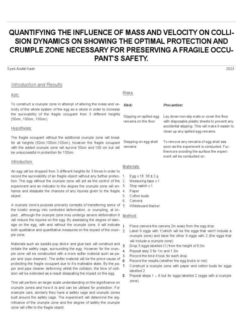 Physics Depth Study | PDF | Force | Mechanical Engineering