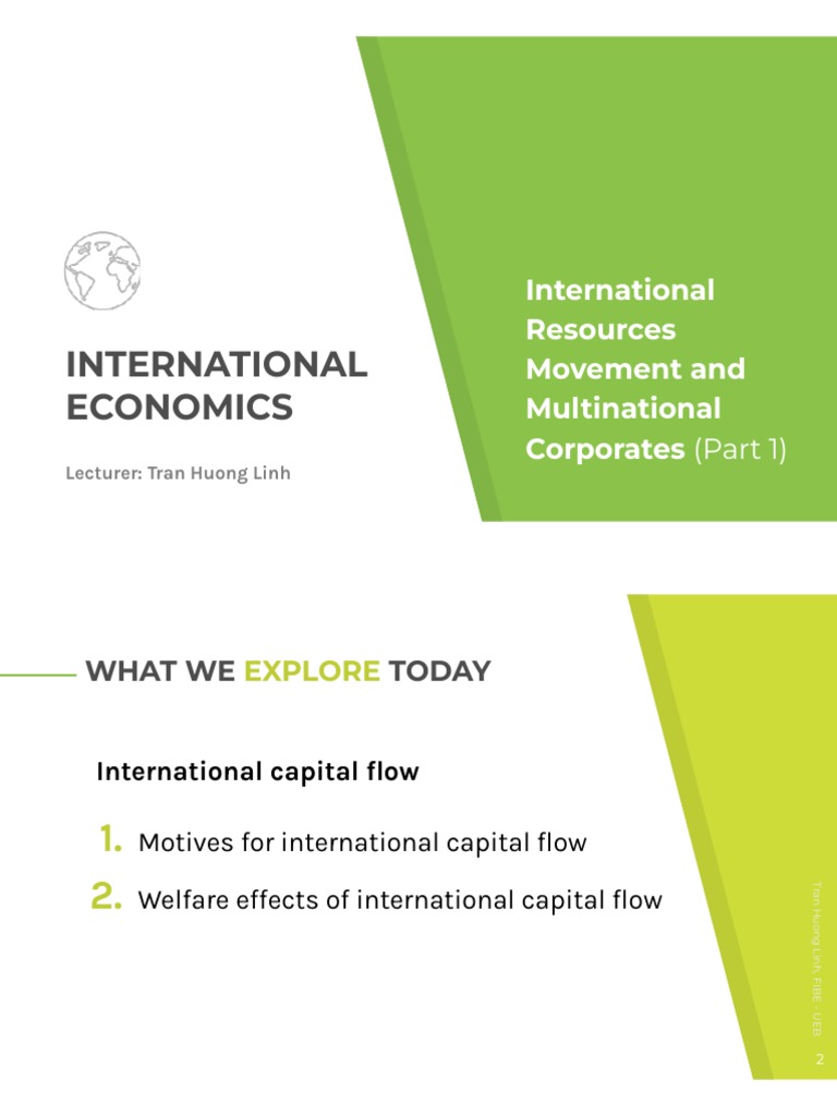 International Capital Flow Overview | PDF | Foreign Direct Investment ...