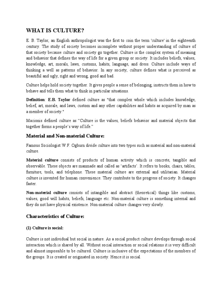 Chapter 2 - CULTURE | PDF | Communication Chapter 2 - CULTURE | PDF | Communication