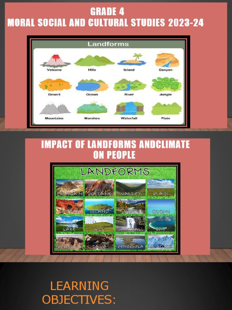 Impact of Landforms and Climate On People. | PDF | Home & Garden
