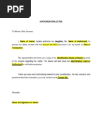 Letter of Deactivation | PDF