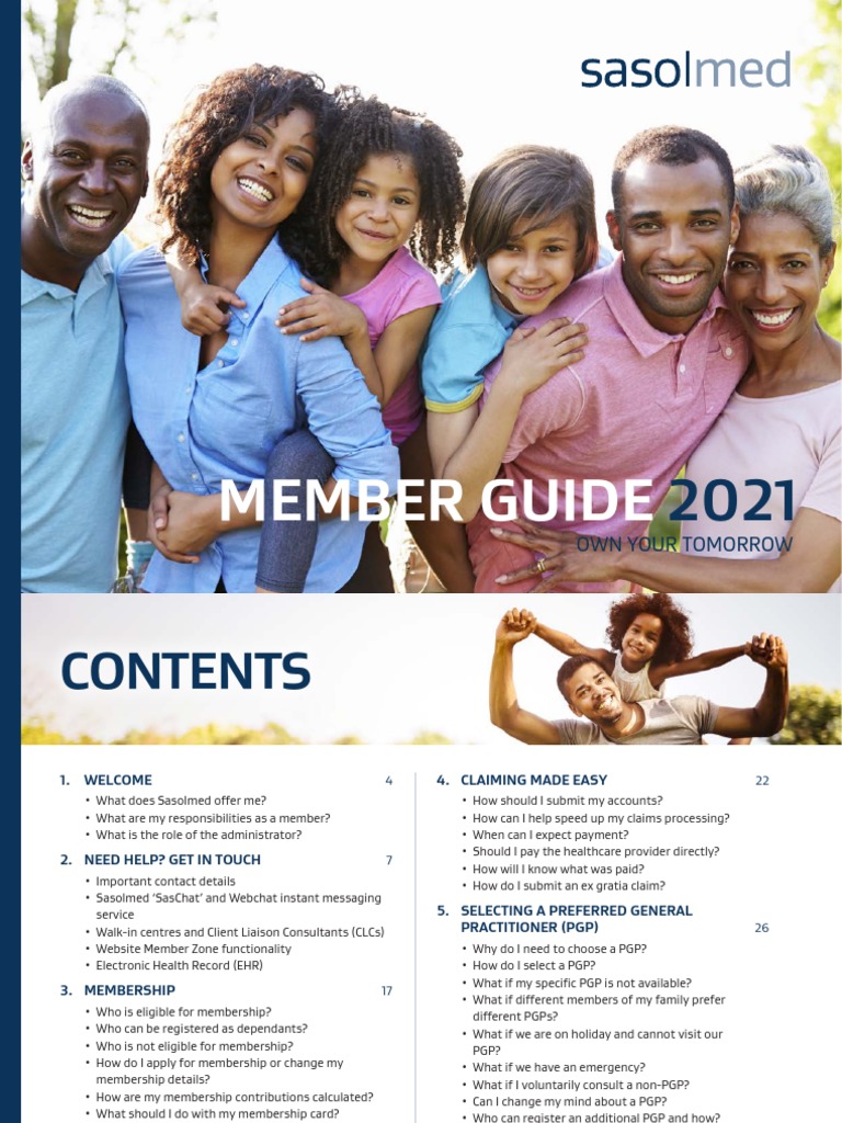 (2192021123313 PM) Sasolmed Member Guide 2021 - Updated 15 Feb | PDF ...