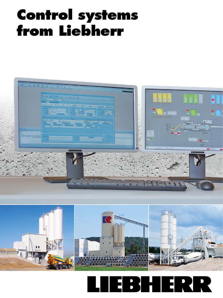 Liebherr Concrete Control Systems Overview | PDF | Concrete | Computer ...
