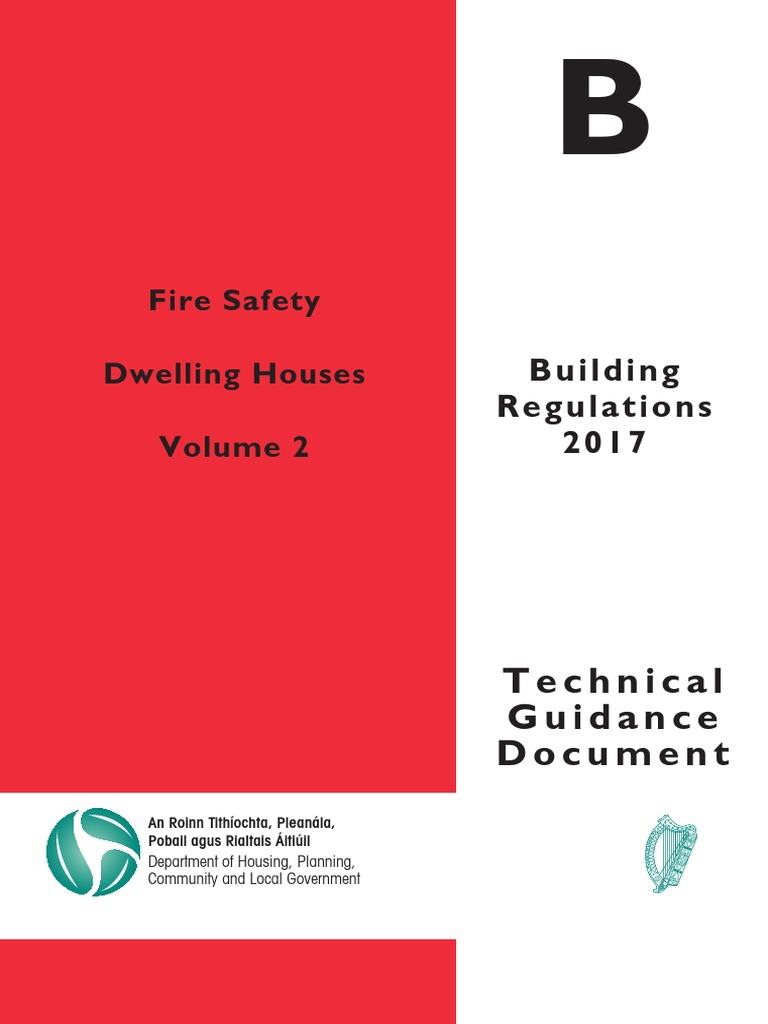 Part B - Fire Safety - (2017) Volume 2 - Dwelling Houses | Download ...