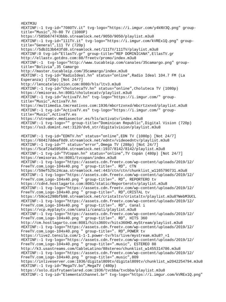 Canale Arg | PDF | Television | Broadcasting