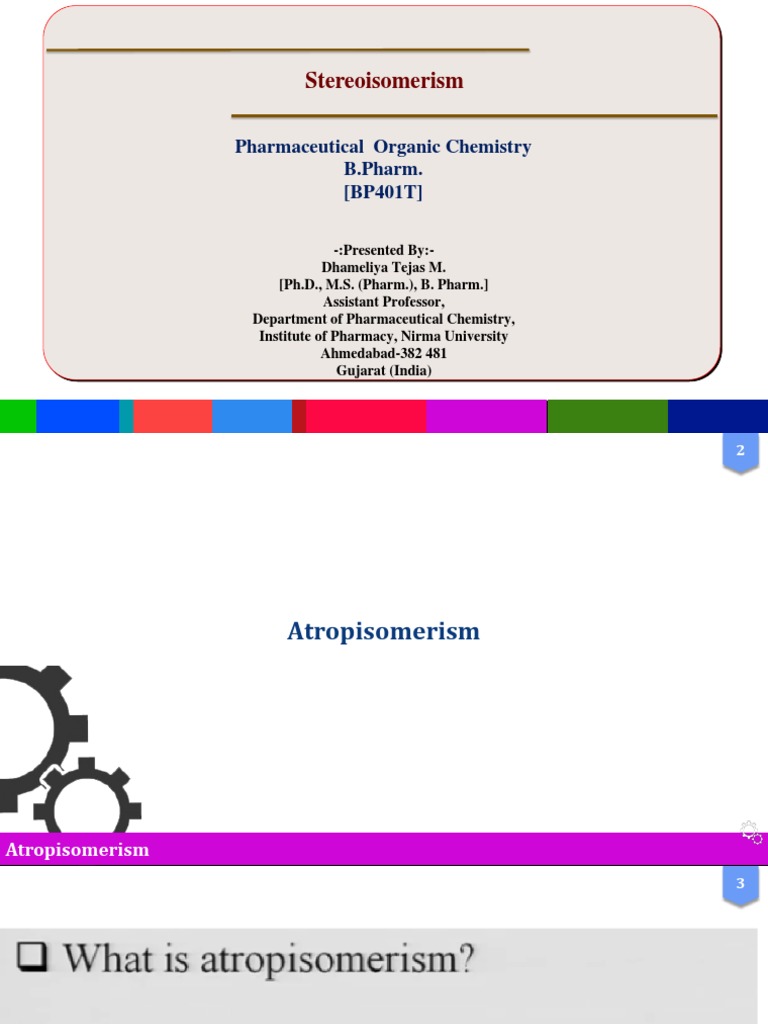 Stereoisomerism BPS4 | PDF | Conformational Isomerism | Chemistry