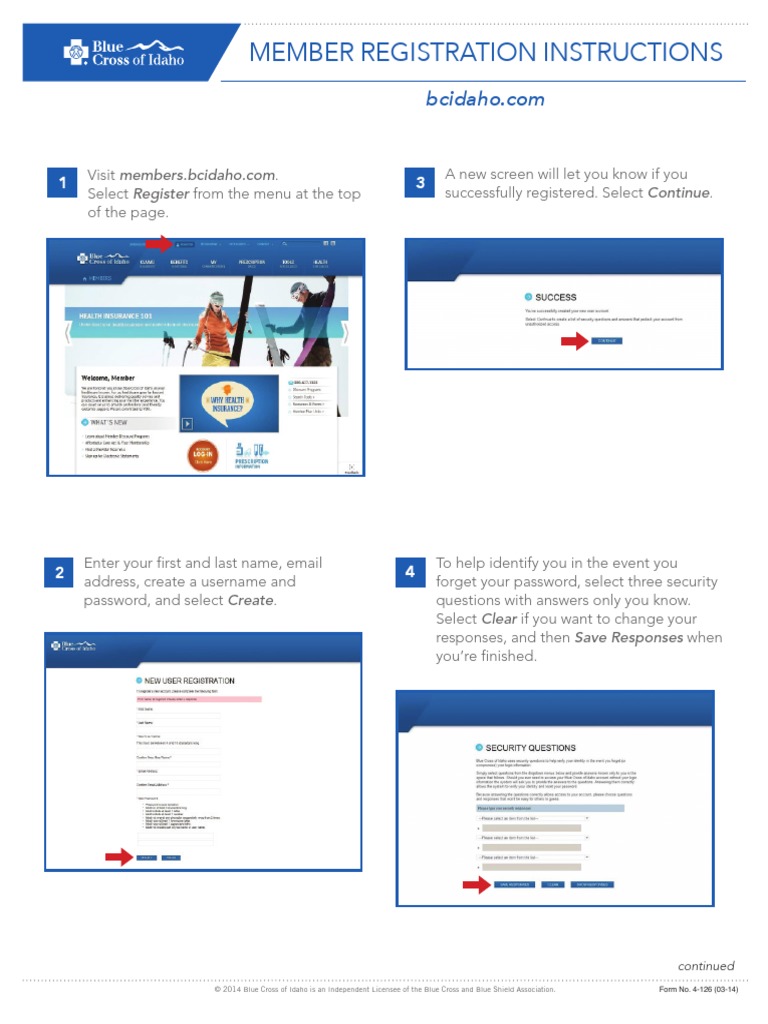 Z 2020 Blue Cross Registration Instructions | Download Free PDF | Blue Cross Blue Shield ...