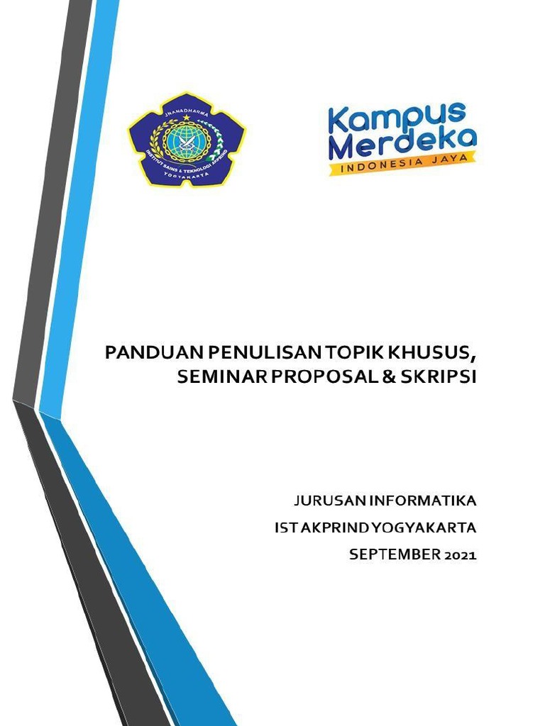 Pedoman Topik Khusus Seminar Proposal Skripsi 2021 2 | PDF