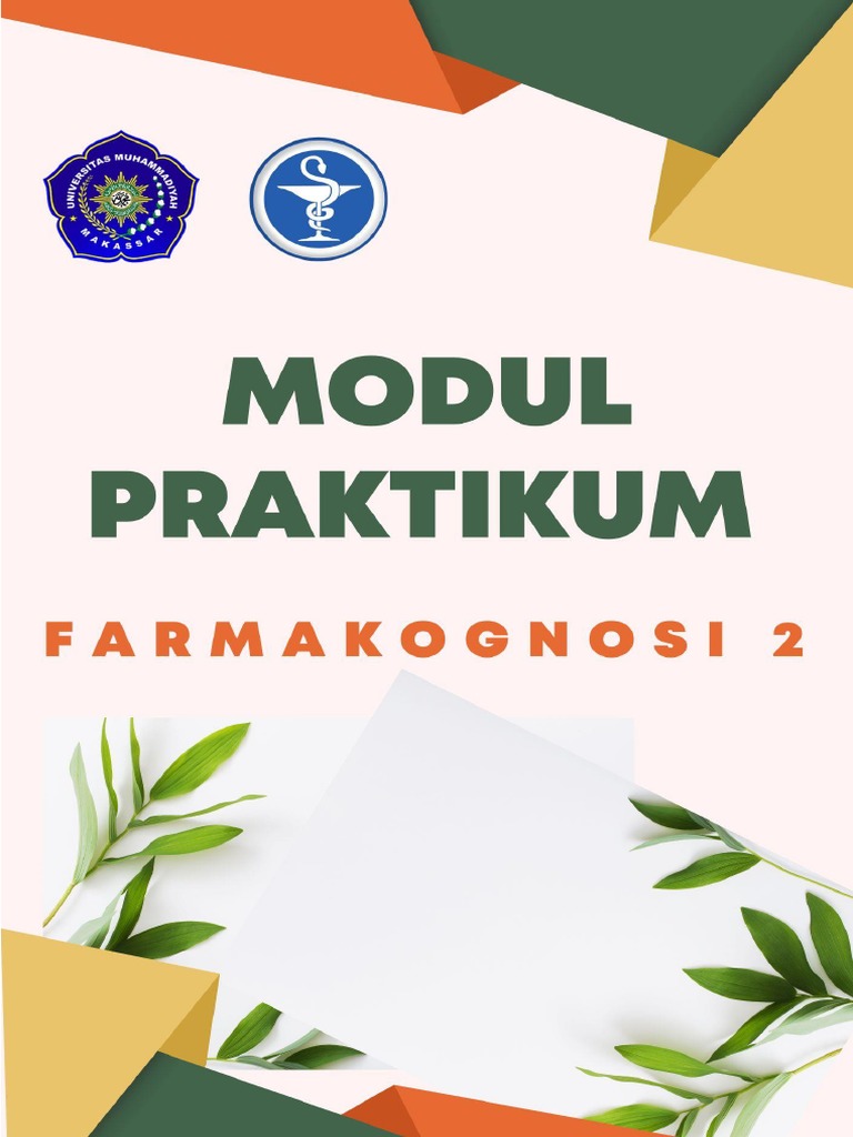 Modul Praktikum Farmakognosi 2 | PDF | Kesehatan Holistik